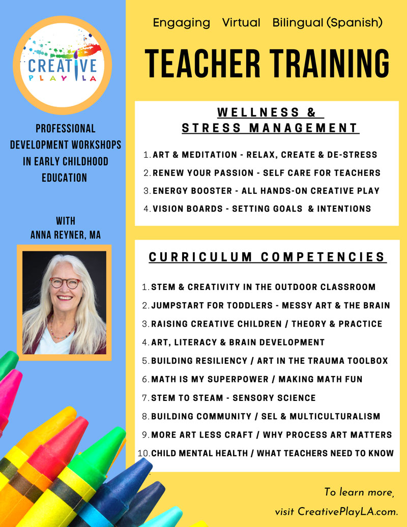 Creative Workshops For Teachers | CreativePlayLA