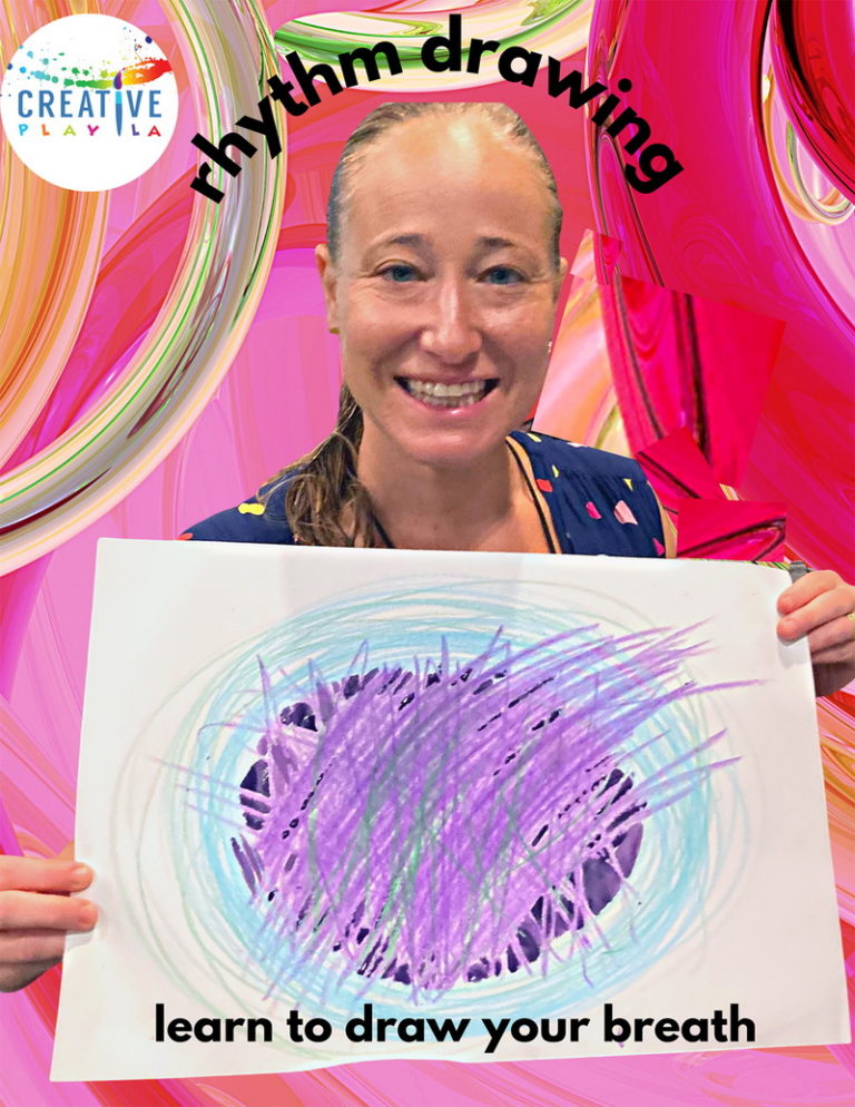 Learn To Draw Your Breath / Trauma Informed Art - CreativePlayLA